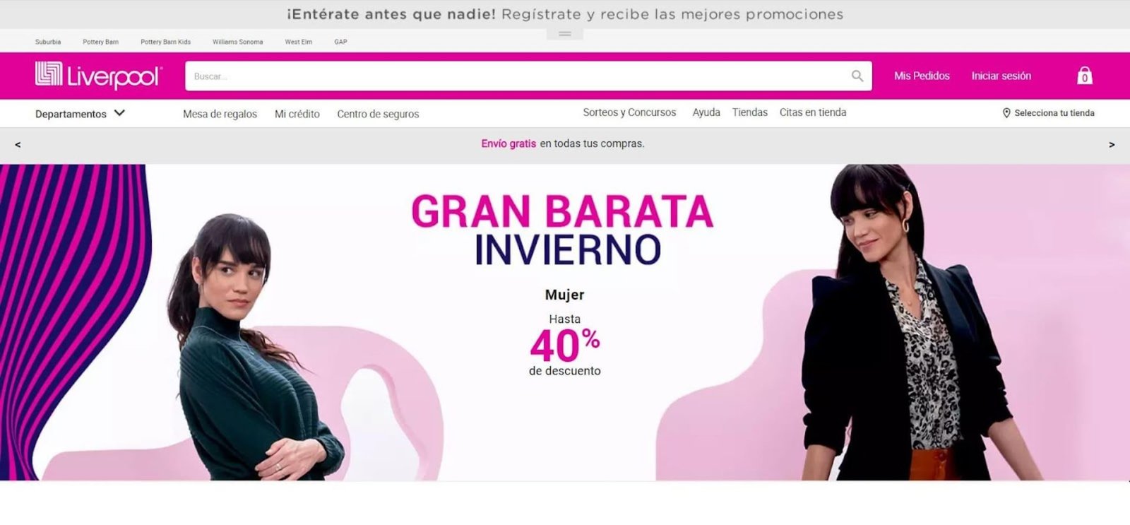 Las 10 tiendas online más populares de México | 1ComprasOnline